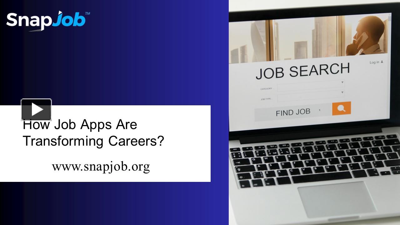 How Job Apps Are Transforming Careers? presentation | free to download