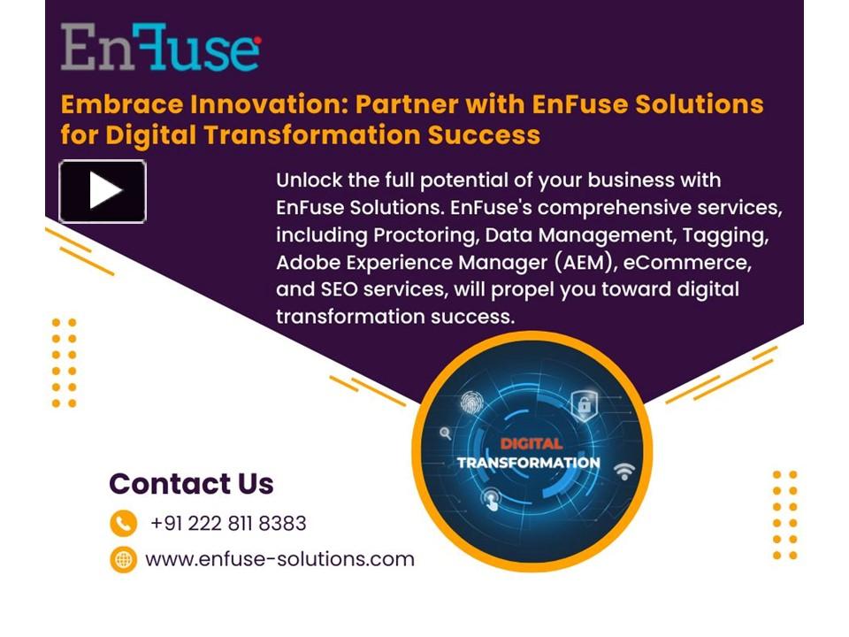 PPT – Embrace Innovation: Partner with EnFuse Solutions for Digital Transformation Success ...