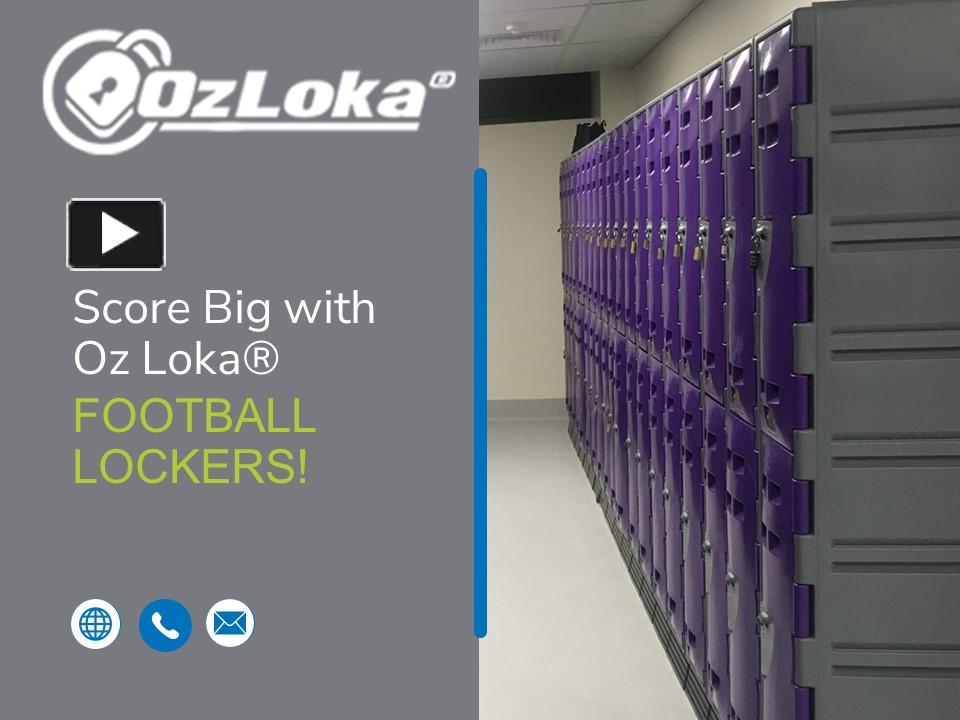Score Big with Oz Loka® Football Lockers! presentation | free to download