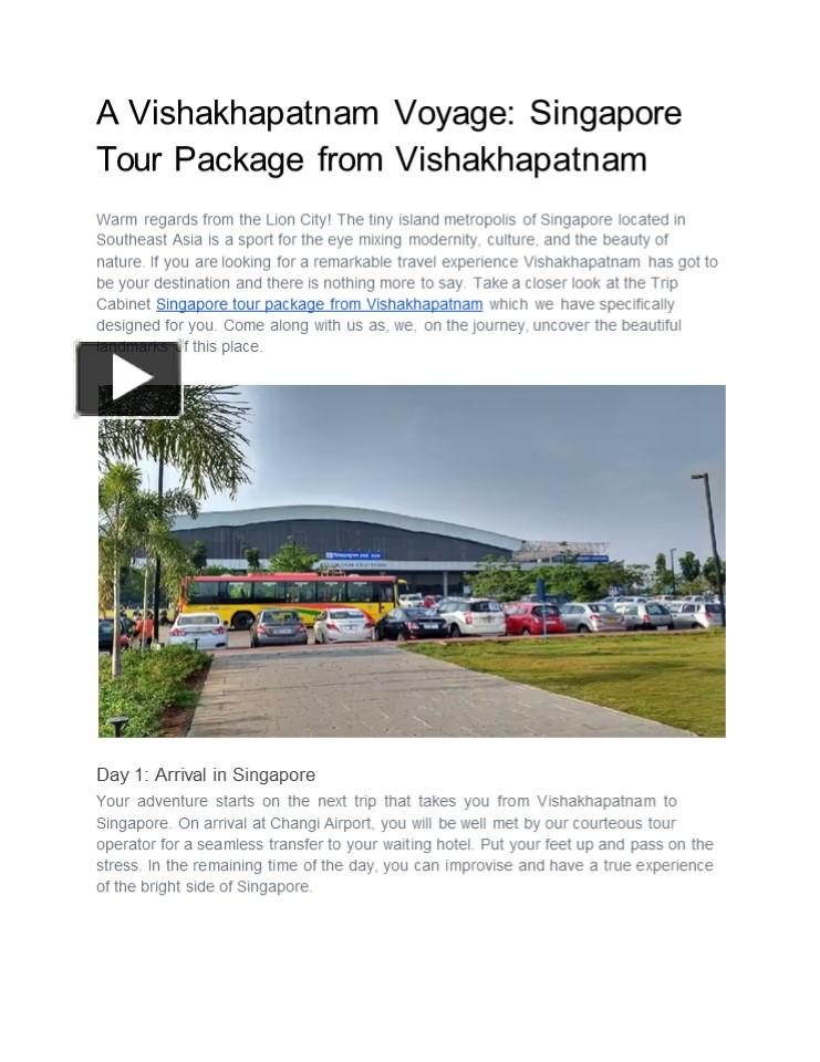 PPT – Vishakhapatnam to Singapore: A Journey of Discovery PowerPoint presentation | free to ...