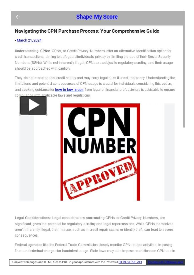 PPT – Learn CPN Purchase Process to Unlock Financial Opportunities. PowerPoint presentation ...