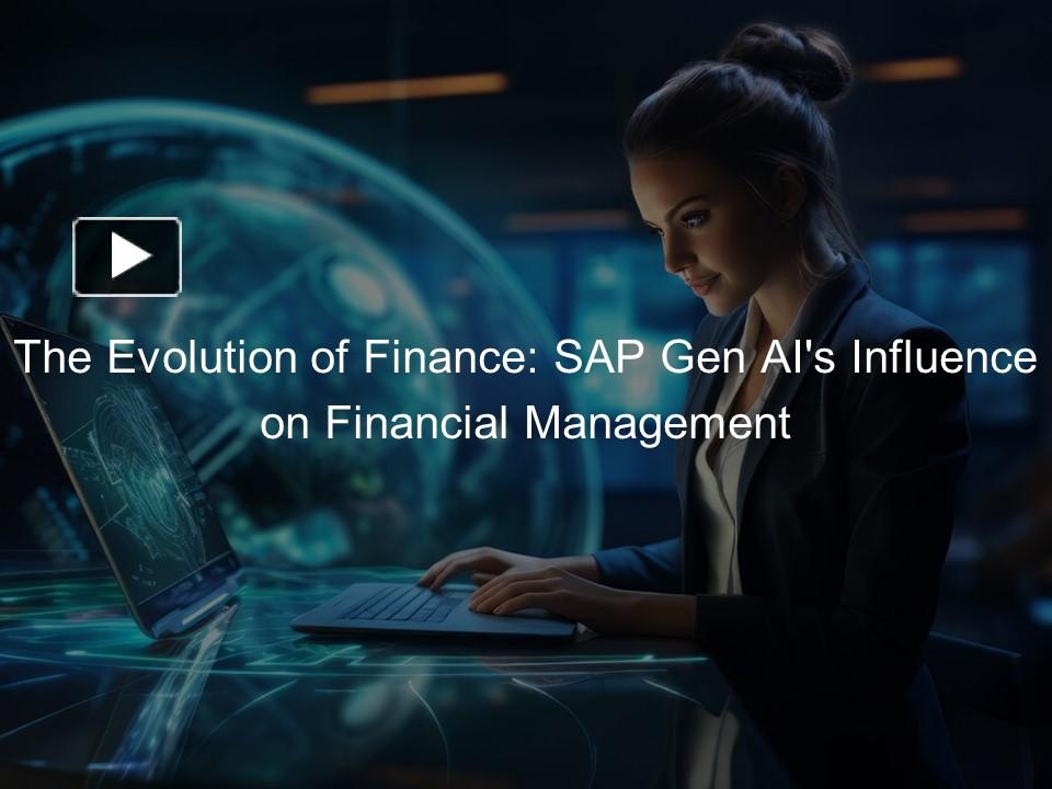 PPT – Generative AI in Finance Services PowerPoint presentation | free to download - id: 98cad0 ...