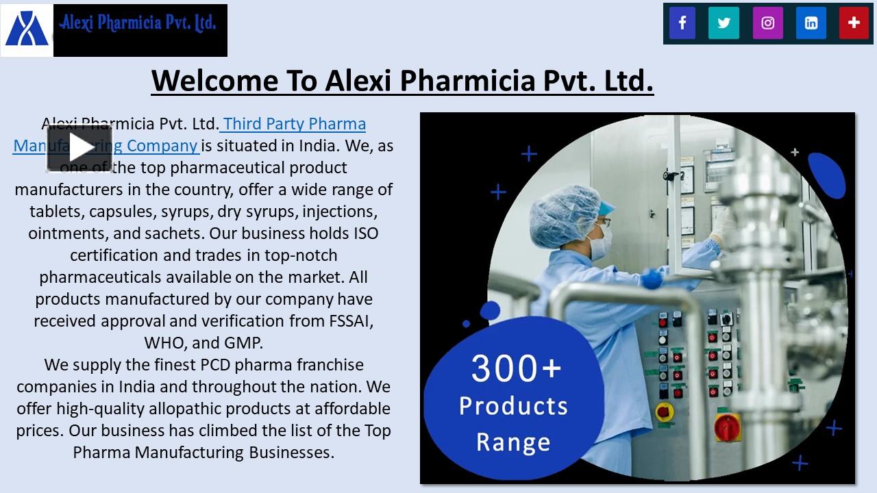PPT – Alexi pharmicia PowerPoint presentation | free to download - id: 98cf67-NjA2Z