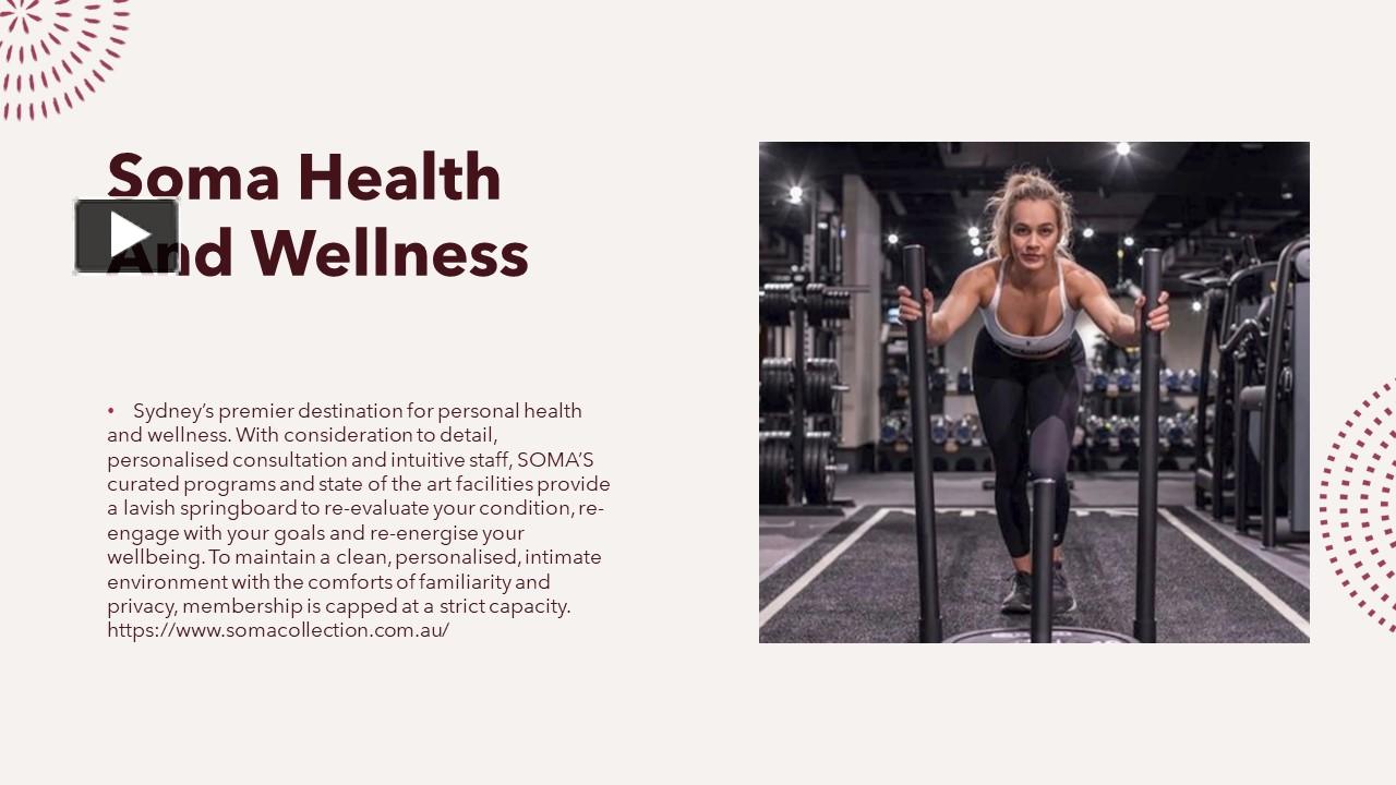 PPT – Soma Health And Wellness Personal Trainer Sydney PowerPoint presentation | free to ...