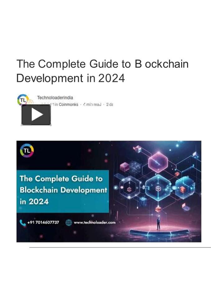 Ppt The Complete Guide To Blockchain Development In 2024 Powerpoint