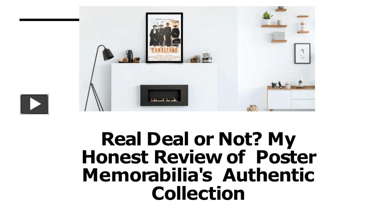PPT – Real Deal or Not? My Honest Review of Poster Memorabilia's ...