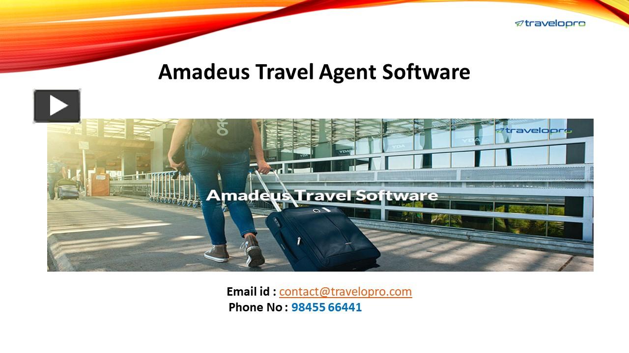 Amadeus Travel Agent Software presentation | free to download