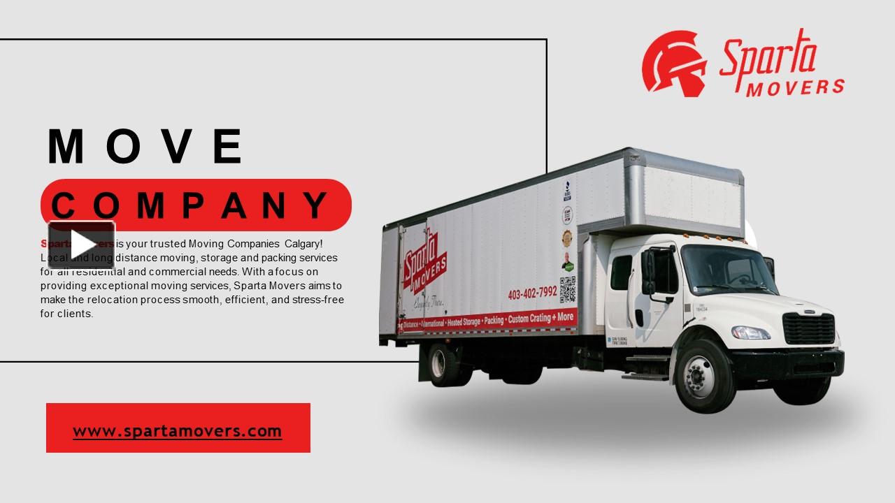 PPT – Sparta Movers - Moving Companies Calgary, Movers near me PowerPoint presentation | free to ...