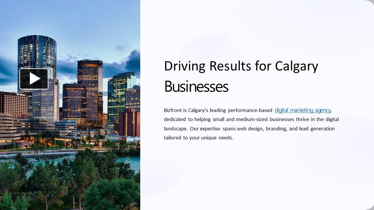 PPT – Lead Generation And Marketing Calgary - Bizfront PowerPoint presentation | free to ...