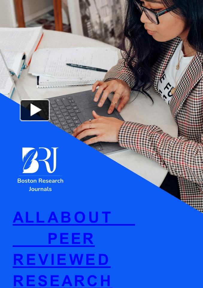 PPT – Discover Authoritative Insights: Peer Reviewed Research Articles ...