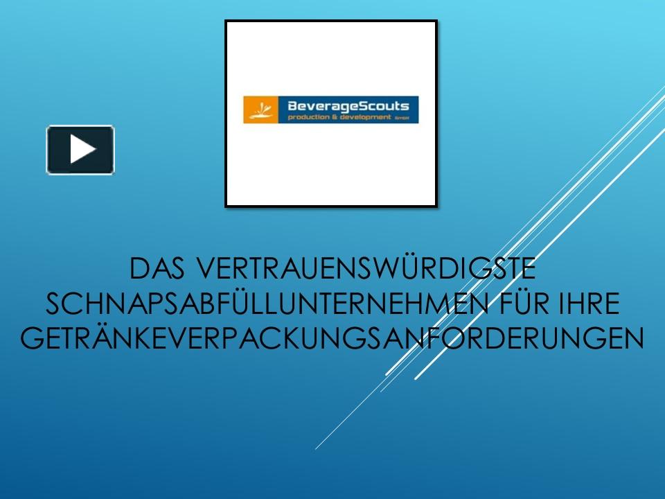 Entdecken Sie das beste Shot-Abfüllunternehmen presentation | free to ...
