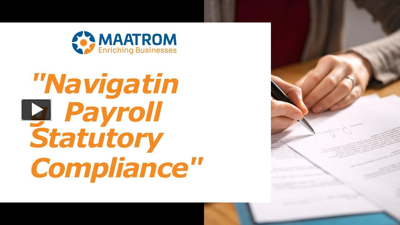 PPT – Navigating Payroll Statutory Compliance: PowerPoint presentation | free to download - id ...