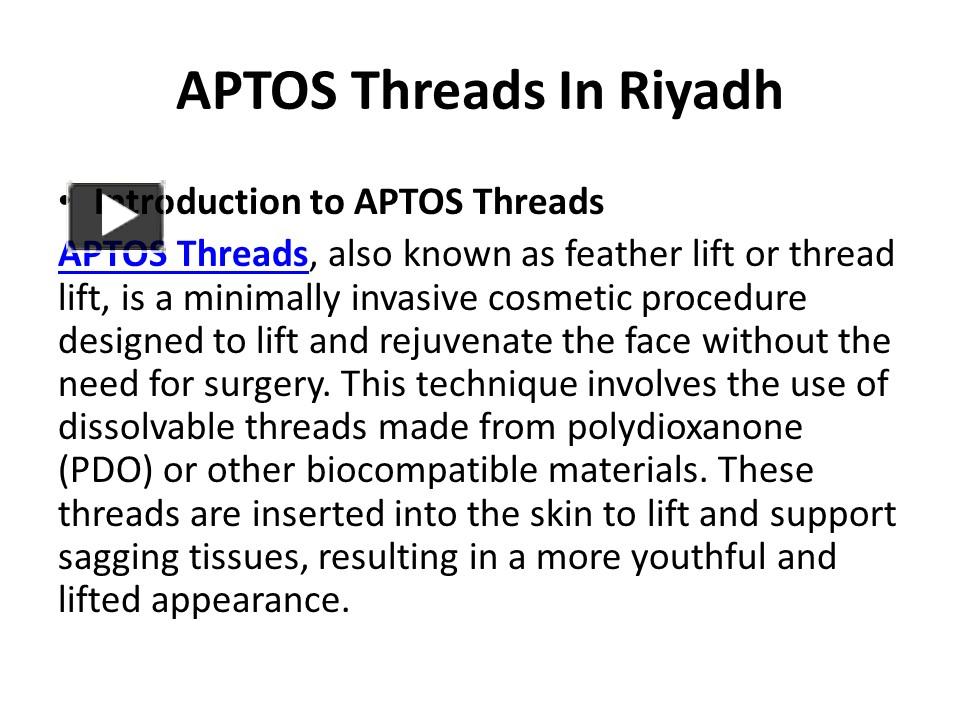 PPT – APTOS Threads In Riyadh PowerPoint presentation | free to download - id: 98ec9f-MmJkN