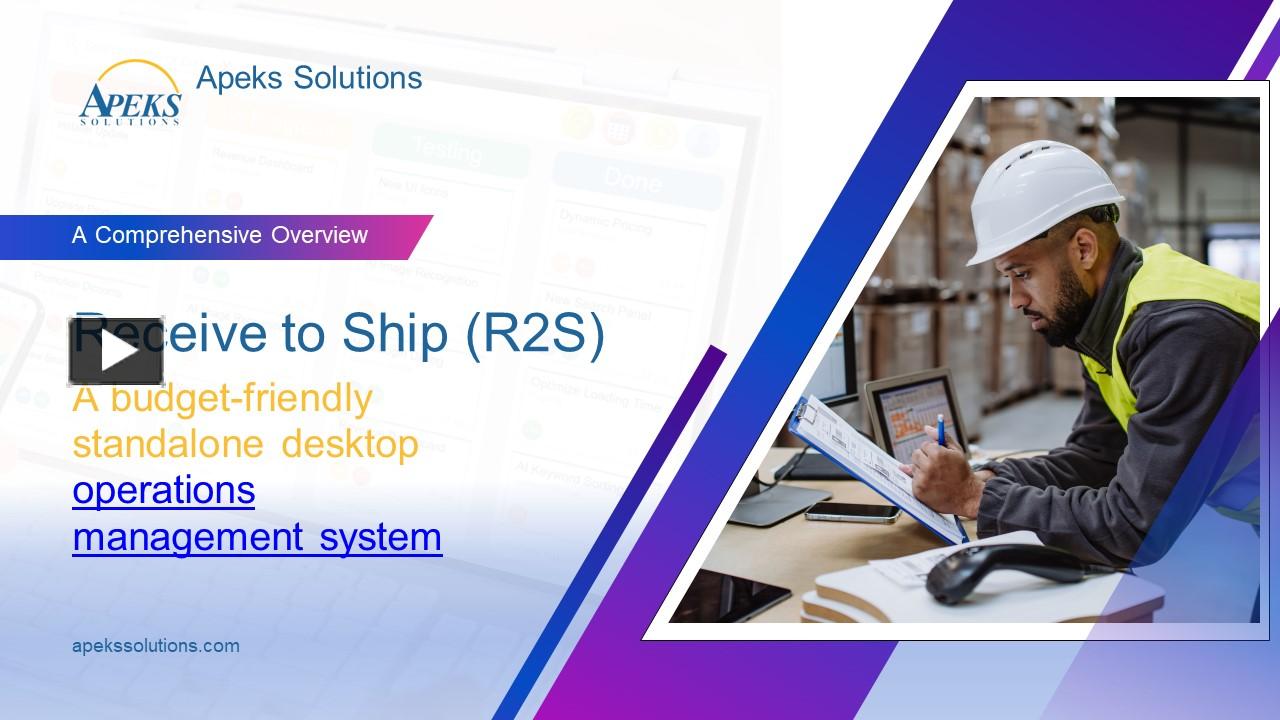 Simplify Stock Management Process with Receive to Ship (R2S): Explore Key Features presentation ...