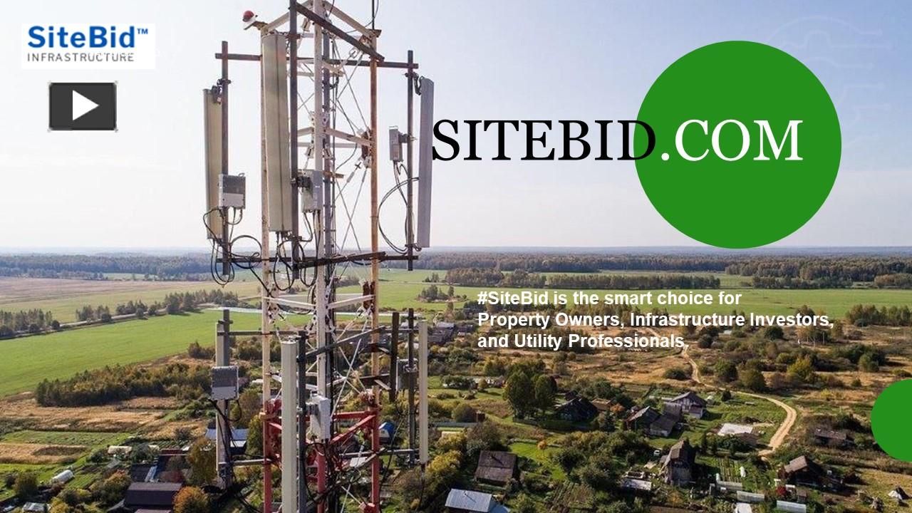 Ppt Premier Cell Tower Infrastructure Service In California Sitebid Powerpoint Presentation