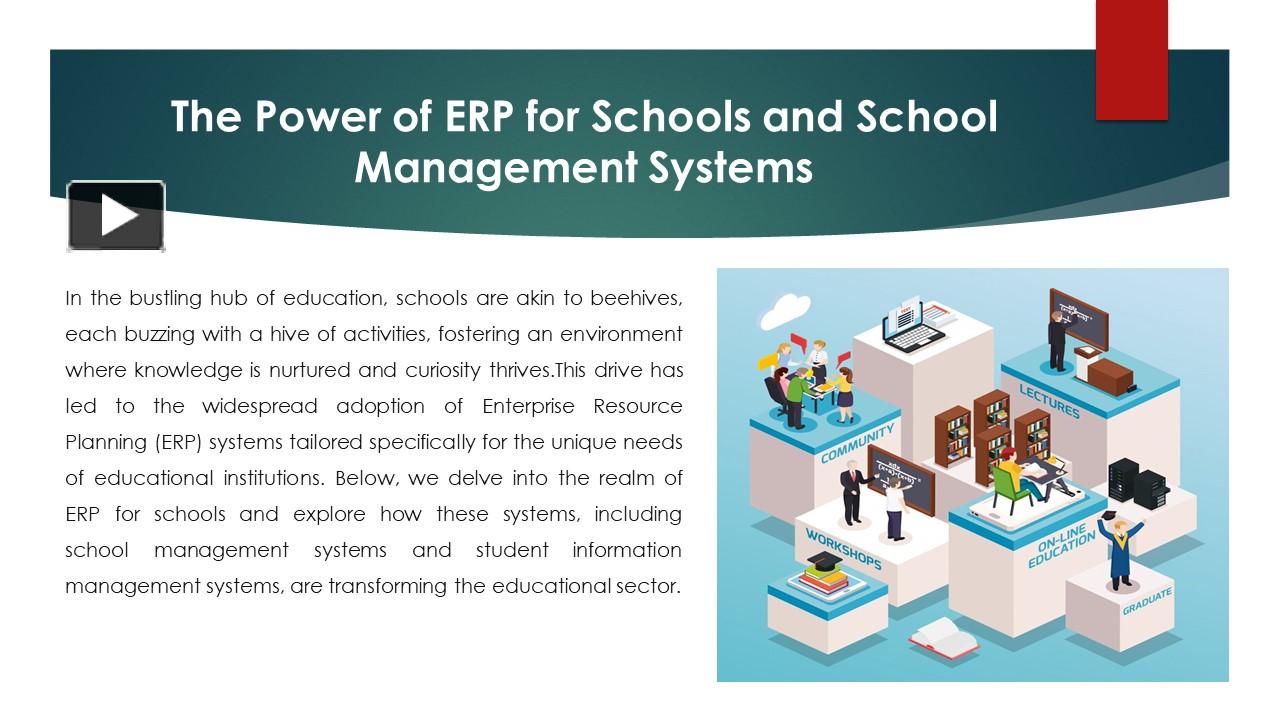 PPT – The Power of ERP for Schools and School Management Systems PowerPoint presentation | free ...