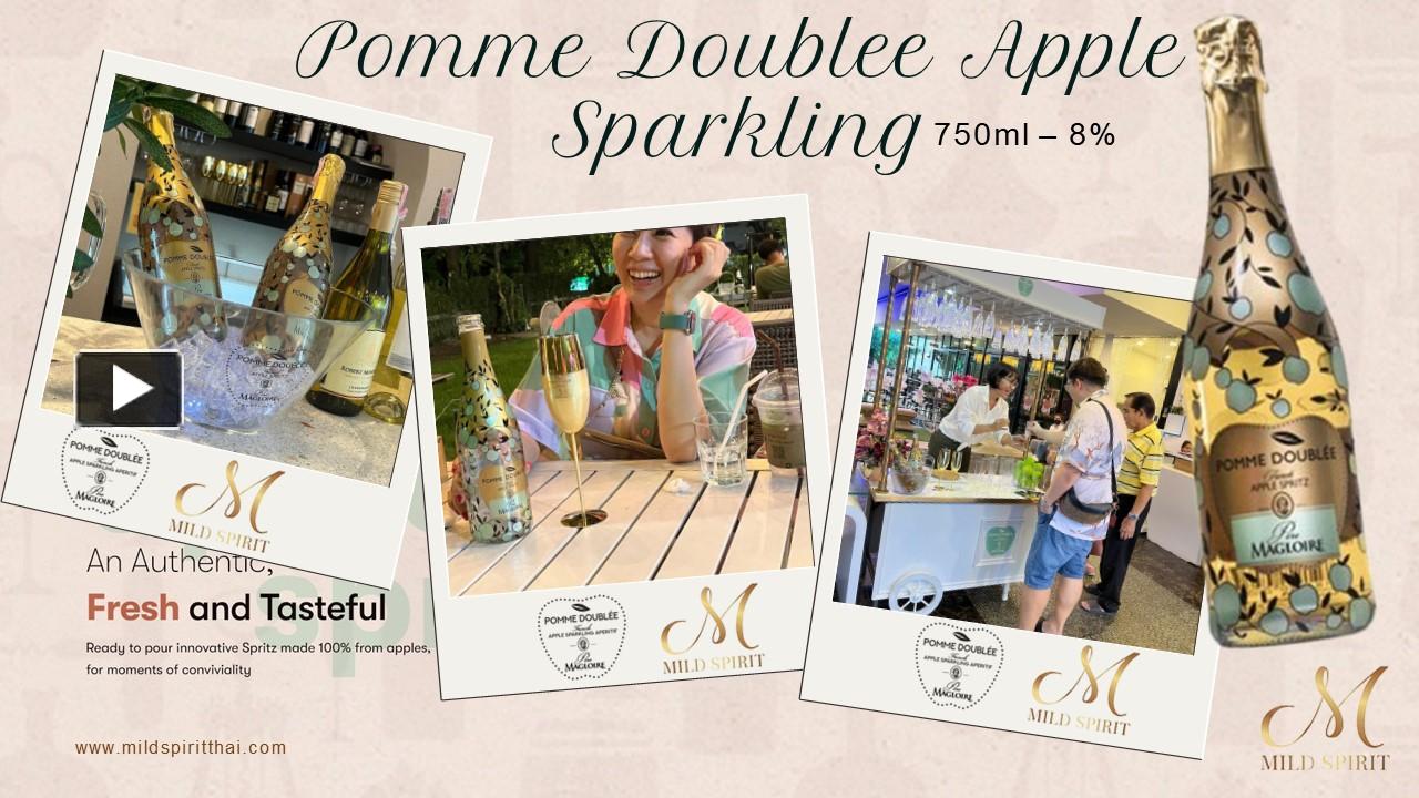 PPT – Pomme Doublee Apple Sparkling PowerPoint presentation | free to ...