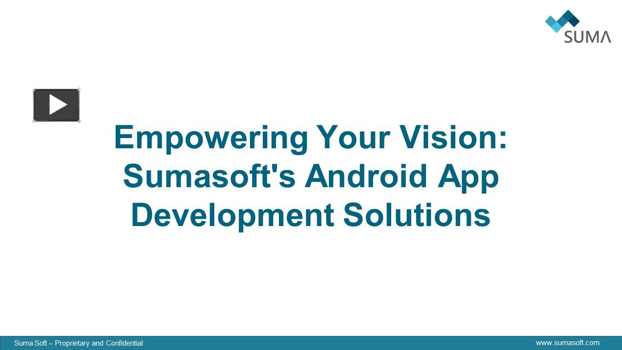 android app development services presentation | free to download