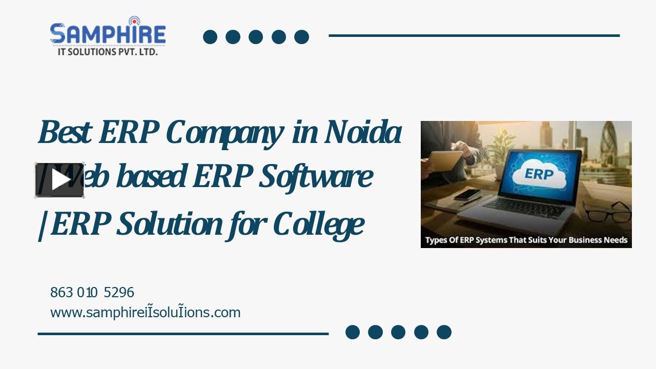 PPT – Best ERP Company in Noida | Web based ERP Software | ERP Solution for College PowerPoint ...