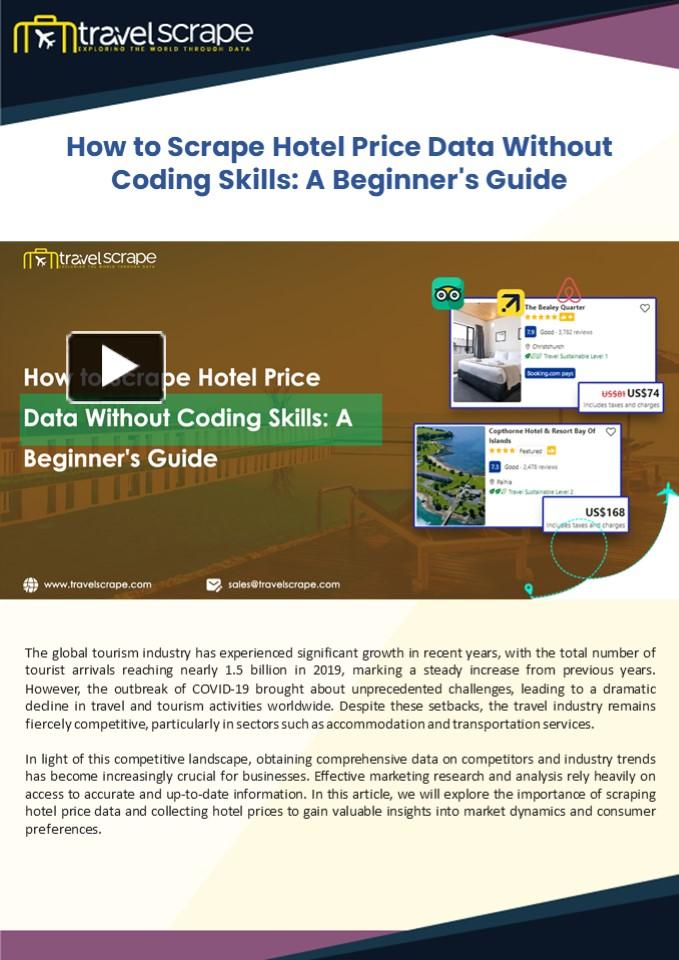 PPT – How to Scrape Hotel Price Data Without Coding Skills: A Beginners Guide PowerPoint ...