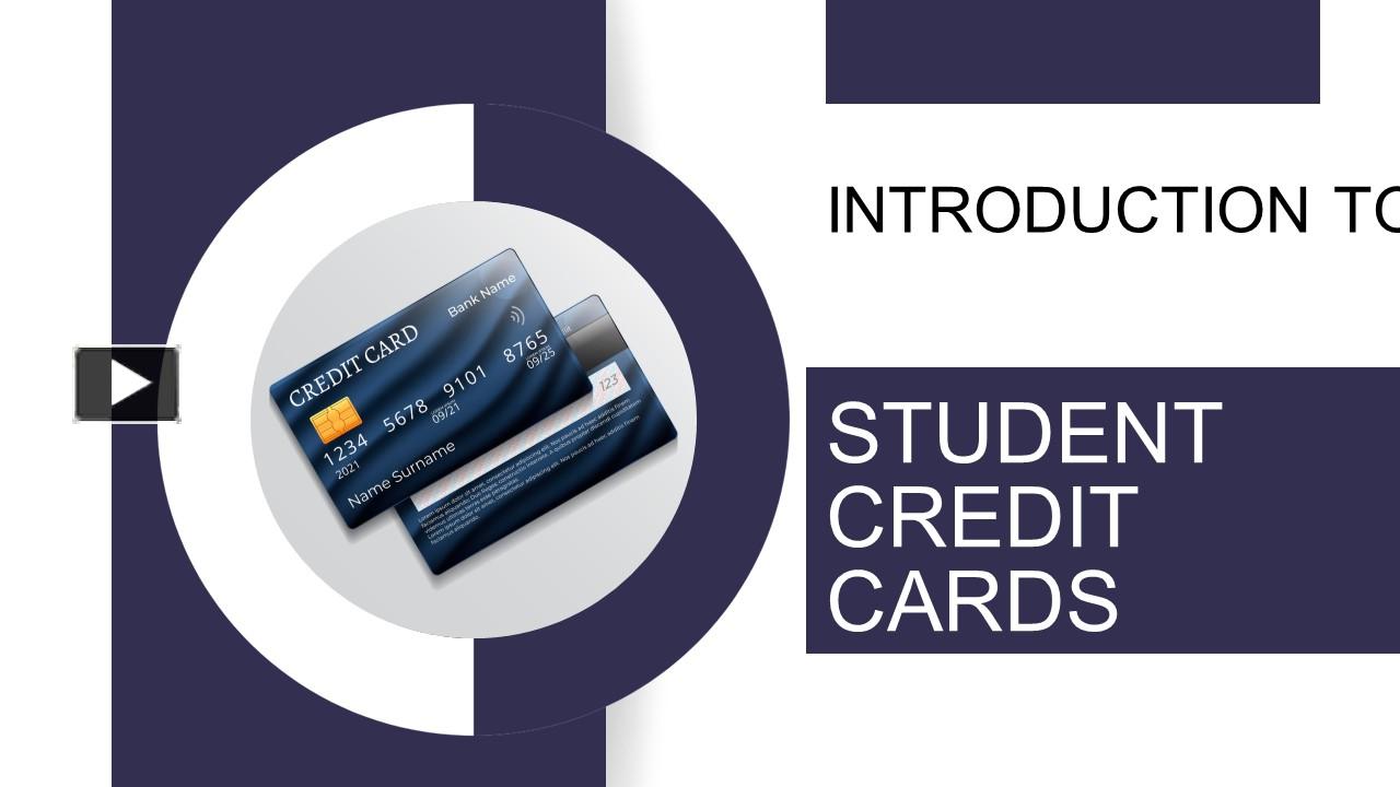 PPT – Introduction to Student Credit Cards (1) PowerPoint presentation ...