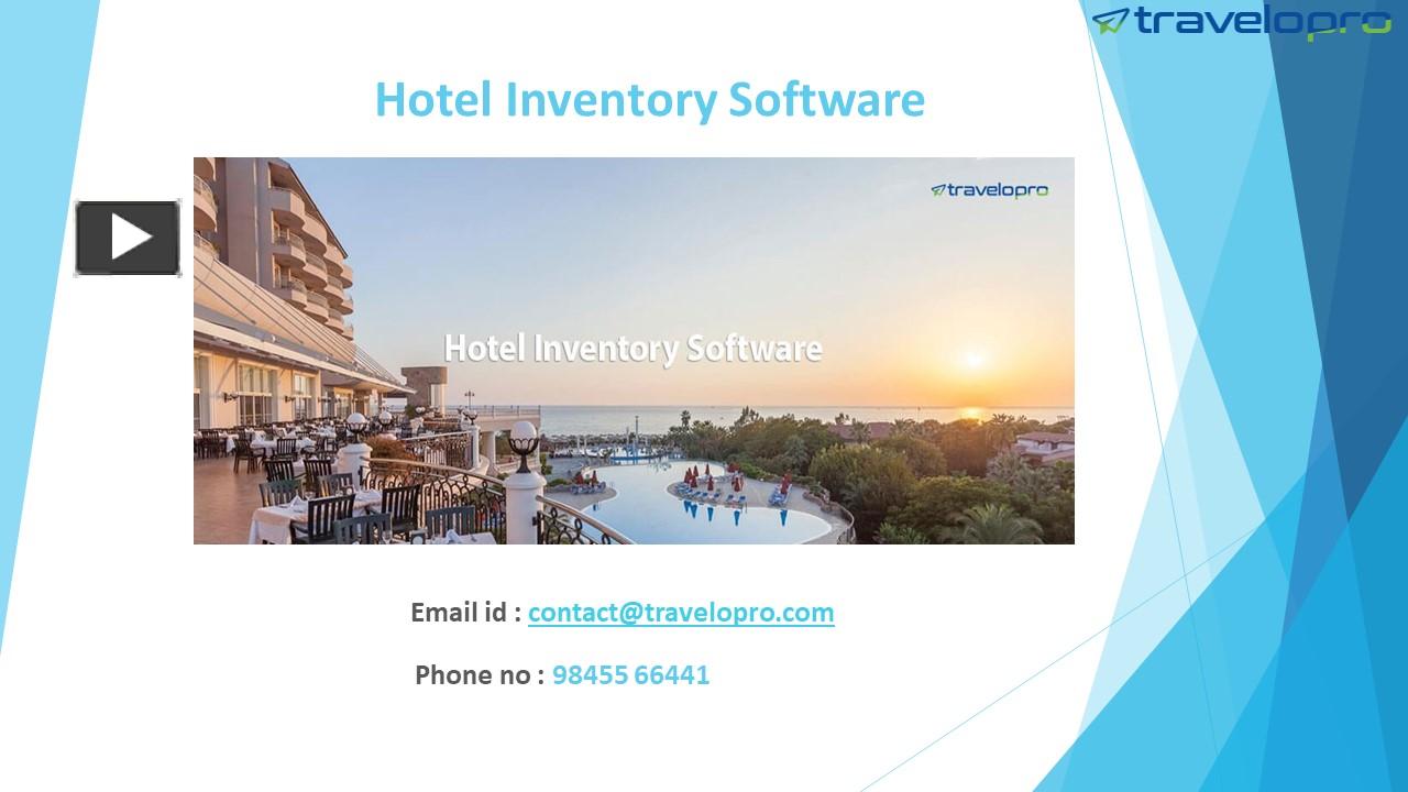 PPT – Hotel Inventory Software PowerPoint presentation | free to download - id: 990221-YTg5M