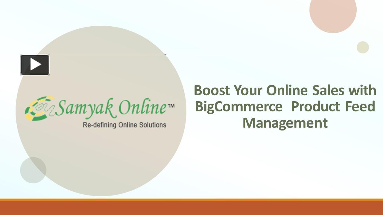 PPT – Boost Your Online Sales with BigCommerce Product Feed Management PowerPoint presentation ...