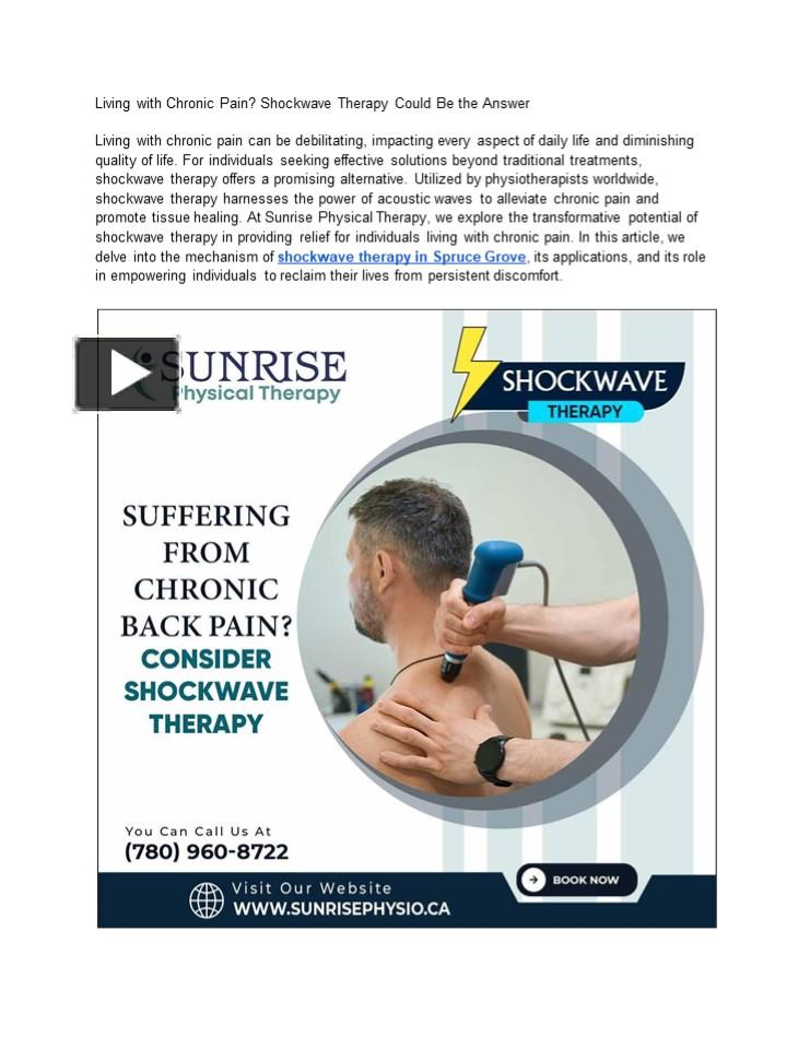 PPT – Living with Chronic Pain? Shockwave Therapy Could Be the Answer PowerPoint presentation ...