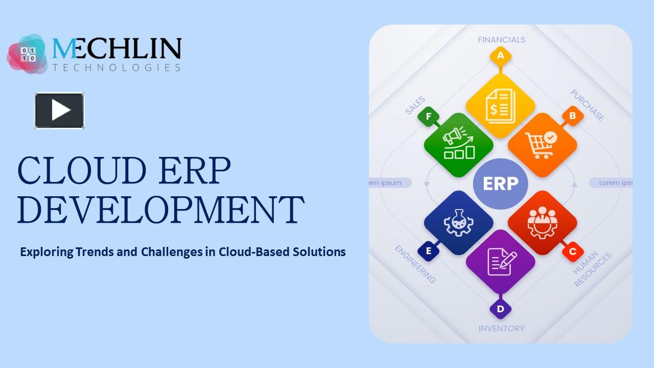 PPT – Cloud ERP Development: Exploring Trends and Challenges in Cloud Based Solutions PowerPoint ...