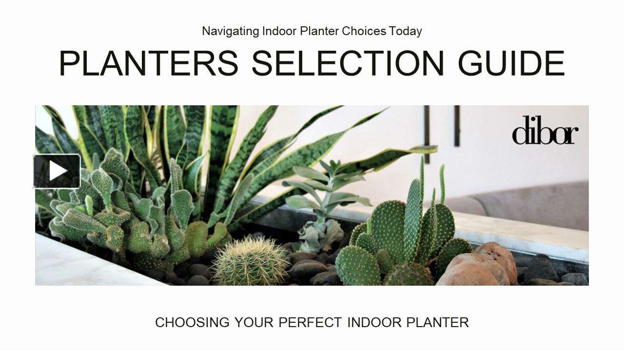 PPT – Comprehensive Guide to Choosing Indoor Planters PowerPoint ...
