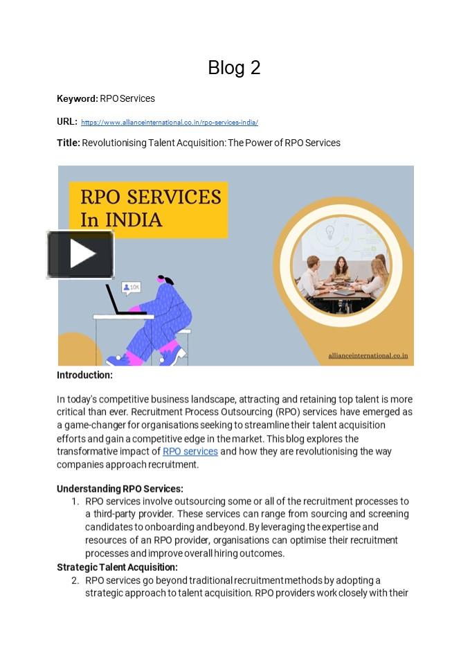 PPT – Revolutionising Talent Acquisition: The Power of RPO Services PowerPoint presentation ...