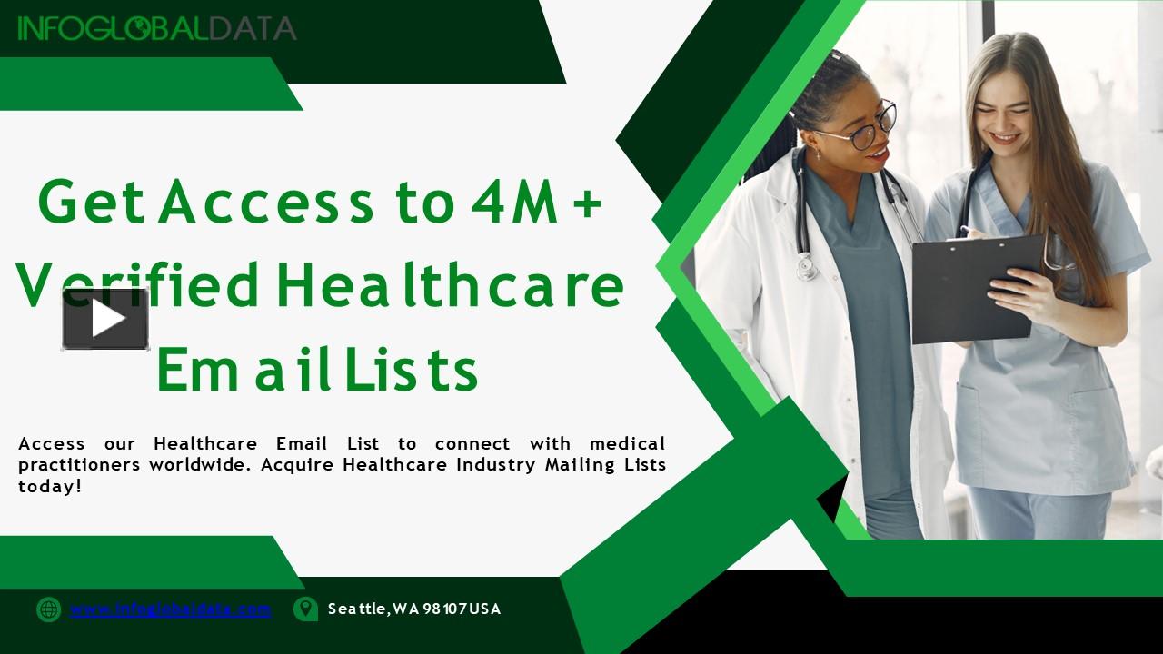 PPT – Benefits of Acquiring Our Healthcare Email Lists PowerPoint presentation | free to ...