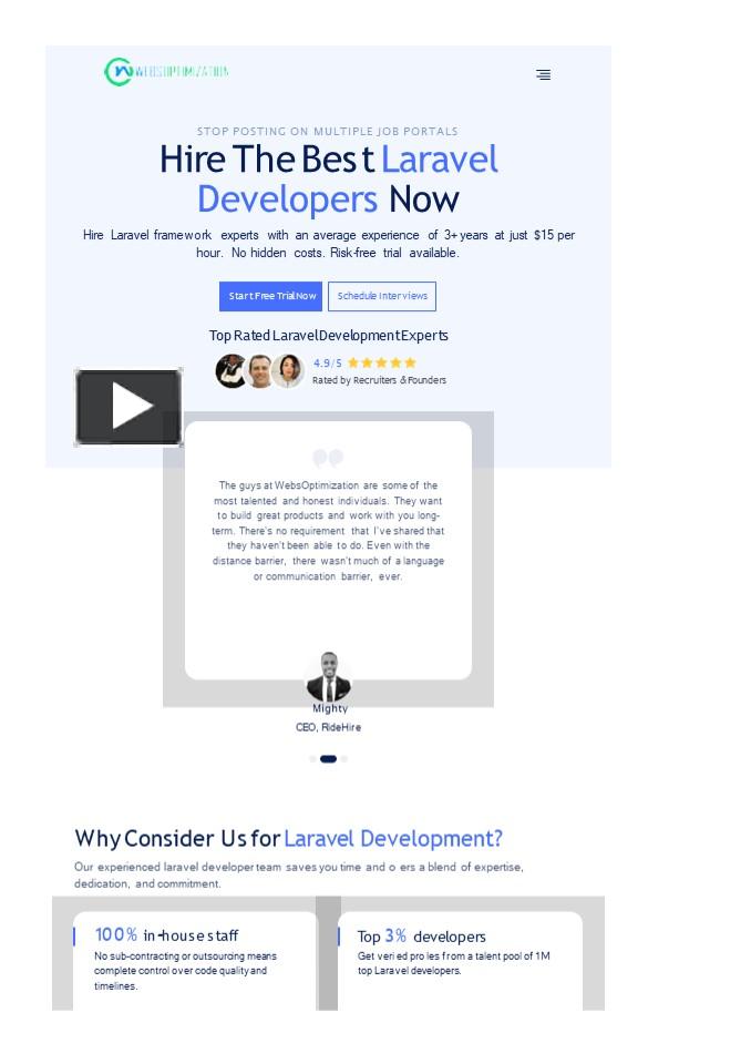 PPT – Dedicated Laravel Consultants - Hire Laravel Developer Now PowerPoint presentation | free ...