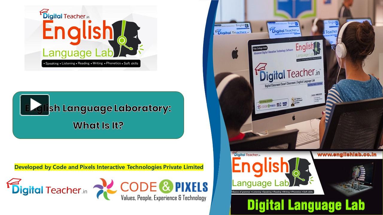 English Language Laboratory: What Is It? presentation | free to download