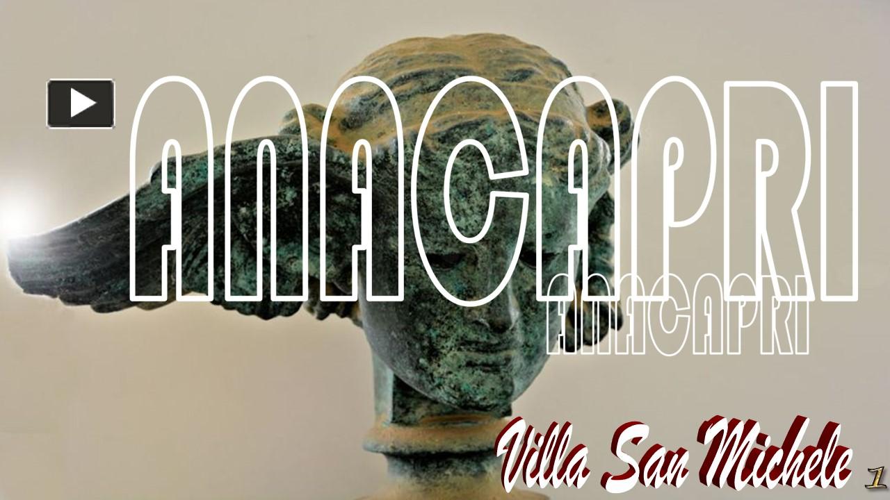 PPT – Italia Capri 5 Anacapri Villa San Michele1 PowerPoint presentation | free to view - id ...
