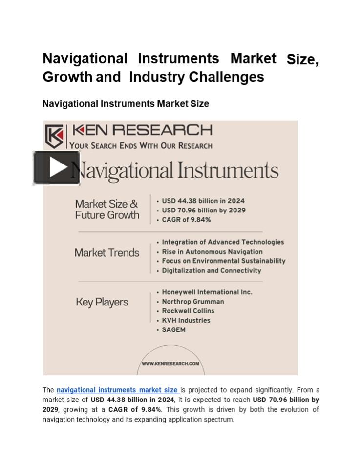 PPT – Navigational Instruments Market Size, Growth and Industry ...