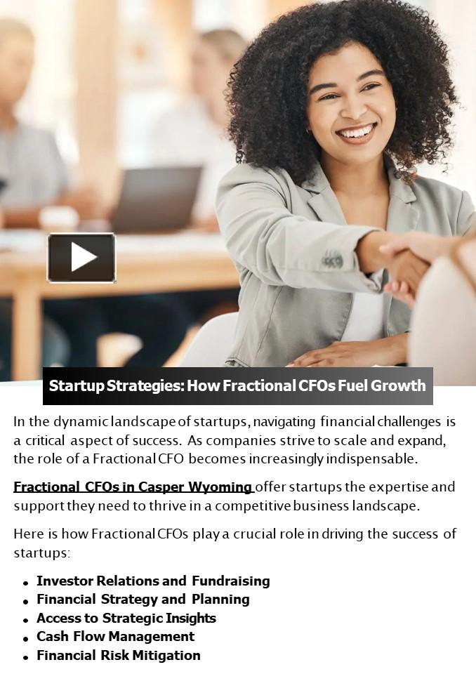 PPT – Startup Strategies: How Fractional CFOs Fuel Growth PowerPoint presentation | free to ...
