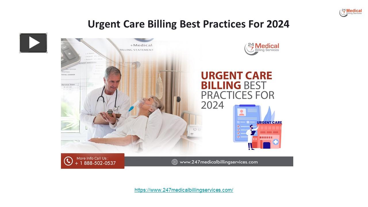 Urgent Care Billing Best Practices For 2024 presentation | free to download