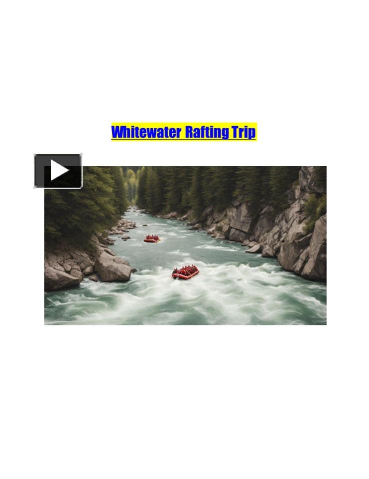 Whitewater Rafting Trip presentation | free to download
