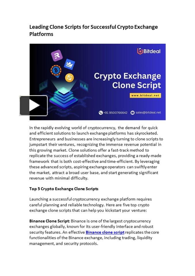 PPT – Crypto Exchange Platform PowerPoint presentation | free to download - id: 9916f5-NzgzZ