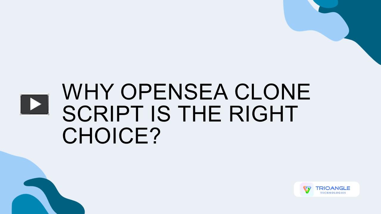 Opensea clone script presentation | free to download