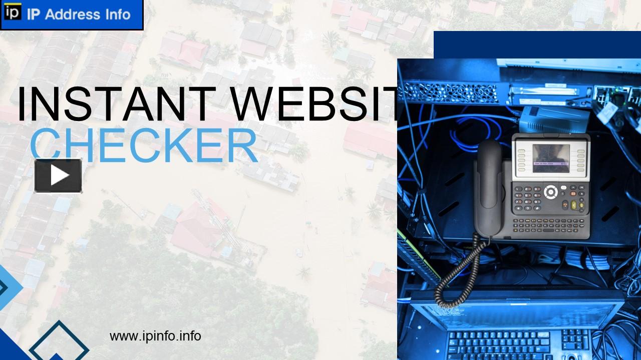 PPT – The Importance of Checking Your Website's IP Address PowerPoint presentation | free to ...