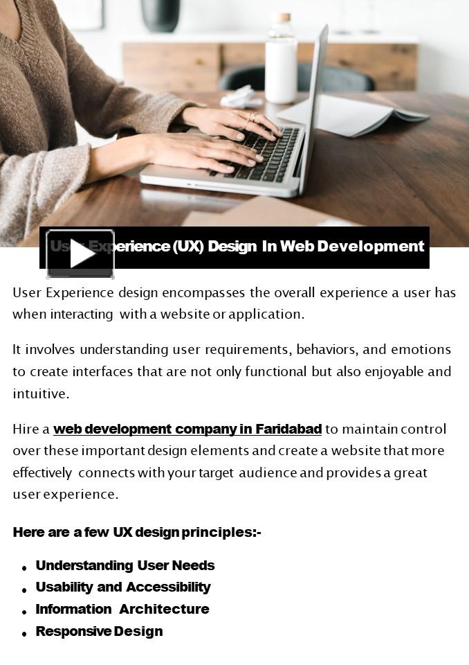 PPT – User Experience (UX) Design In Web Development PowerPoint presentation | free to download ...