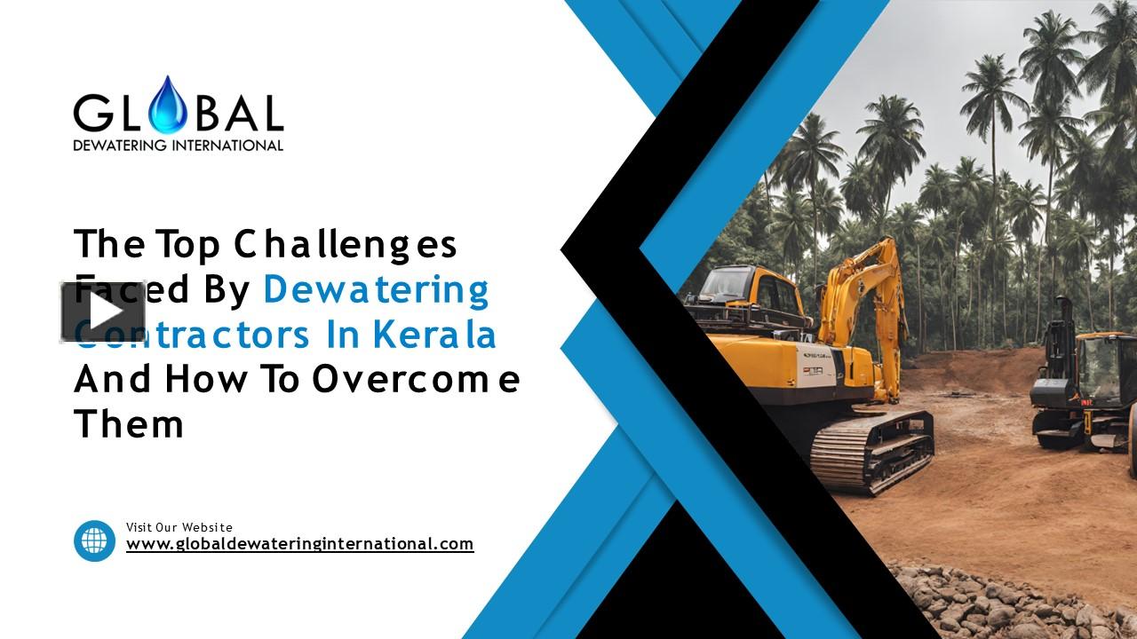 Expert Dewatering Contractors in Kerala | Global presentation | free to download