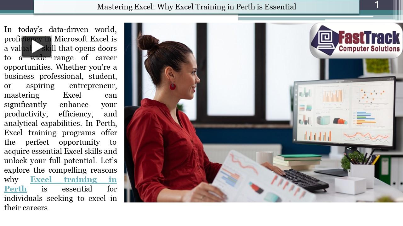 PPT – Mastering Excel: Why Excel Training in Perth is Essential PowerPoint presentation | free ...