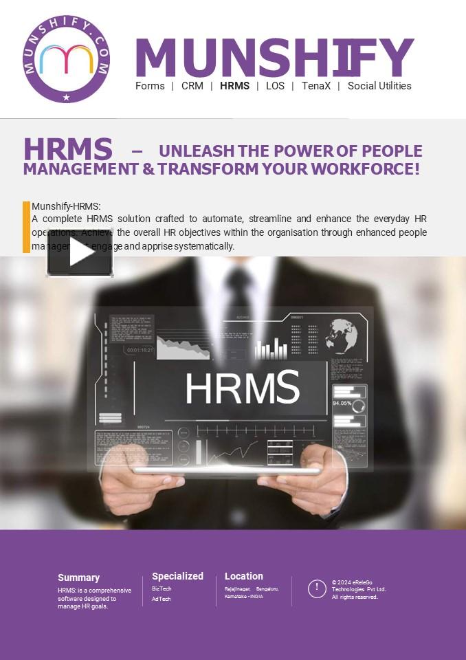 PPT – Revolutionize Your HR Operations With Advanced HRMS Software PowerPoint presentation ...