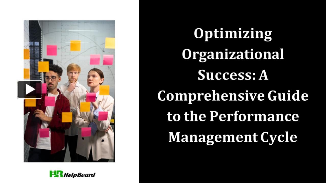 Performance Management Cycle in HRM presentation | free to download