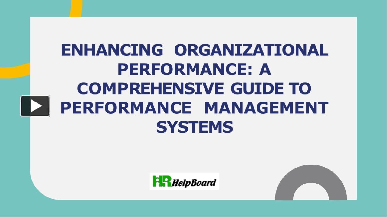 What is Performance Management System presentation | free to download