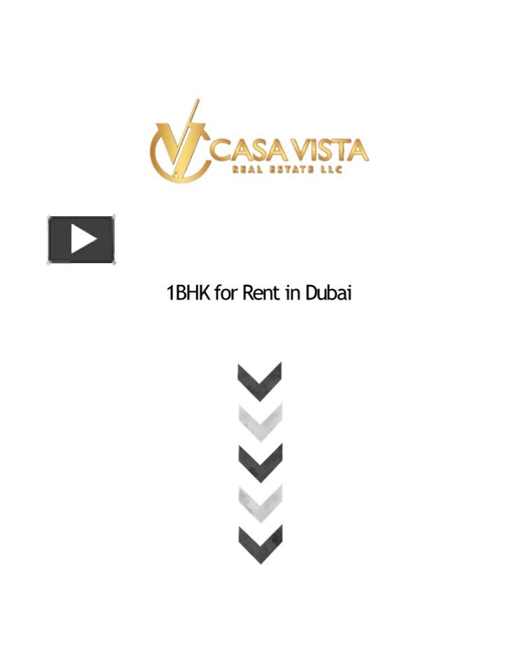 PPT – 1bhk for rent Dubai - Casa Vista Properties PowerPoint presentation | free to download ...