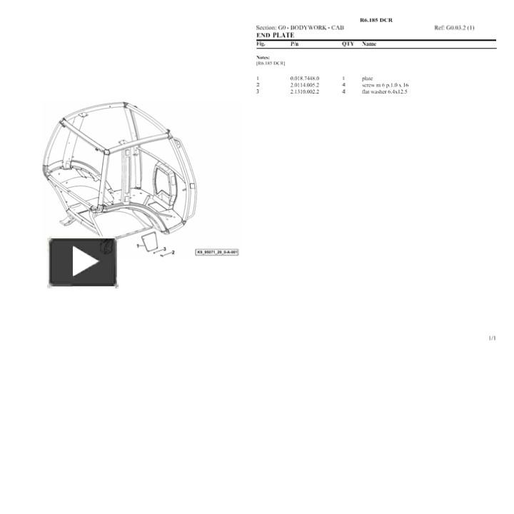 Lamborghini r6.185 dcr Tier 3 Tractor Parts Catalogue Manual Instant Download (1) presentation ...